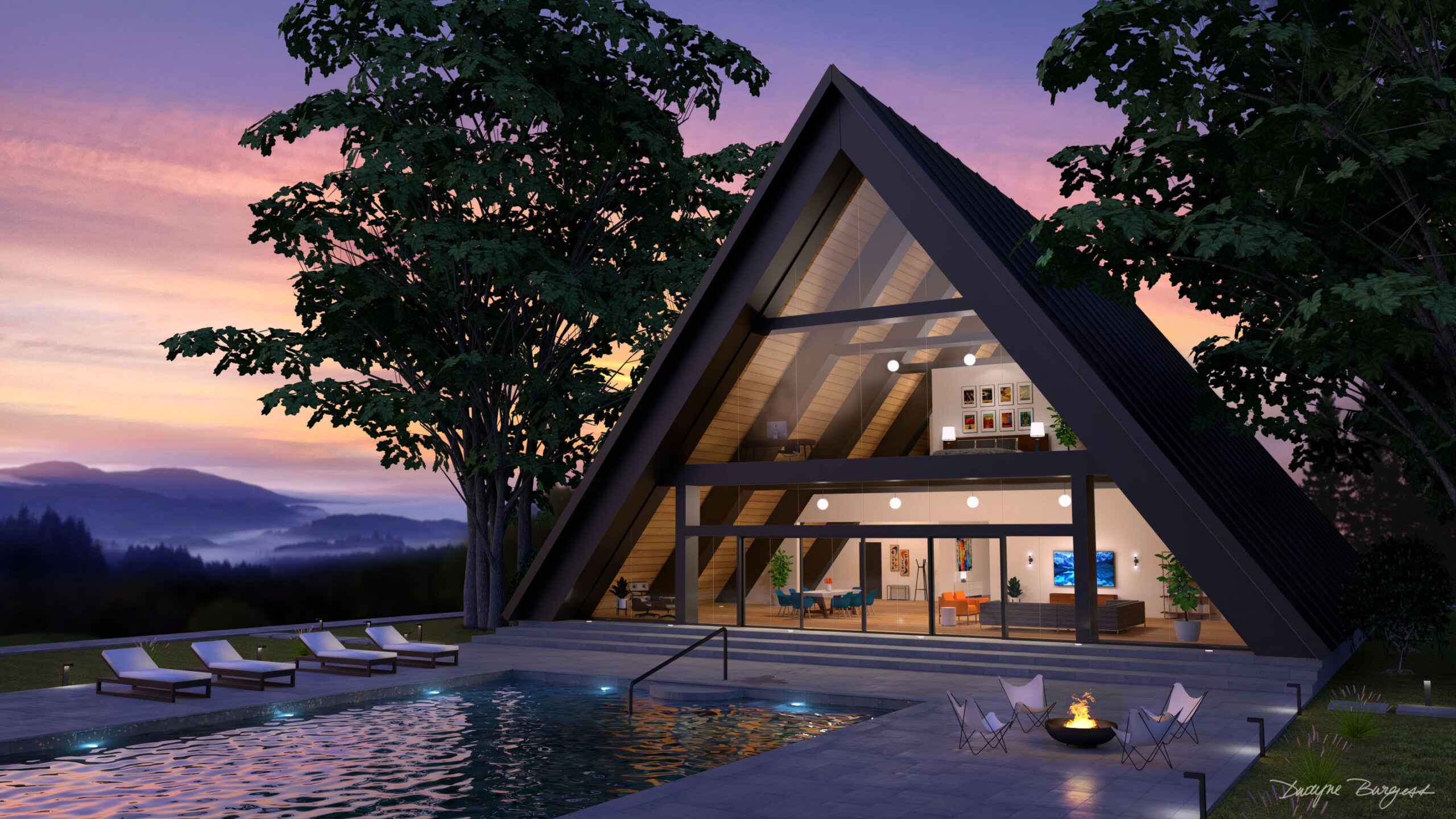 A-FRAME HOUSE - БУДИНОК ШАЛАШ - від 750 € м2 - КОЛЕО