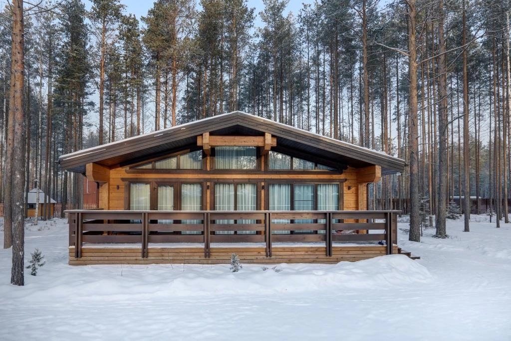 House project - MARTIN 100 - Glued laminated timber - KOLEO