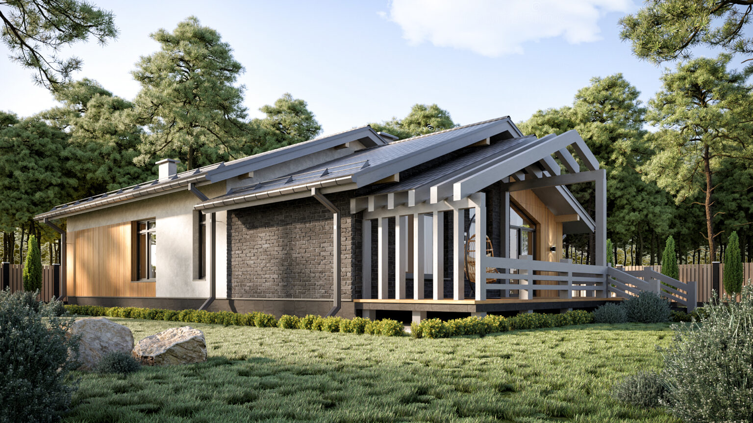 Prefab CLT House Project - CLINTON - 127 - House Kit - KOLEO