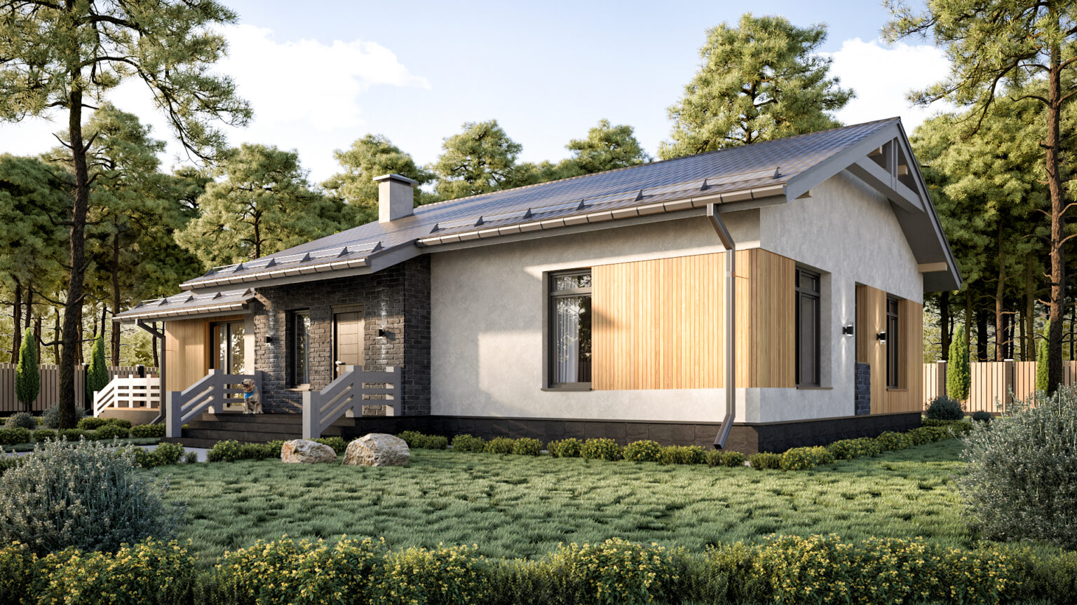 Prefab CLT House Project - CLINTON - 127 - House Kit - KOLEO